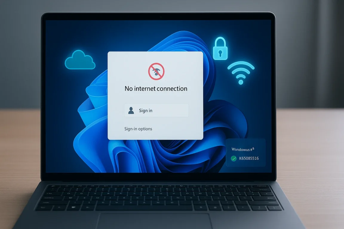 Windows 11 Fix KB5085516 Stops “No Internet” Microsoft Account Sign-In ...