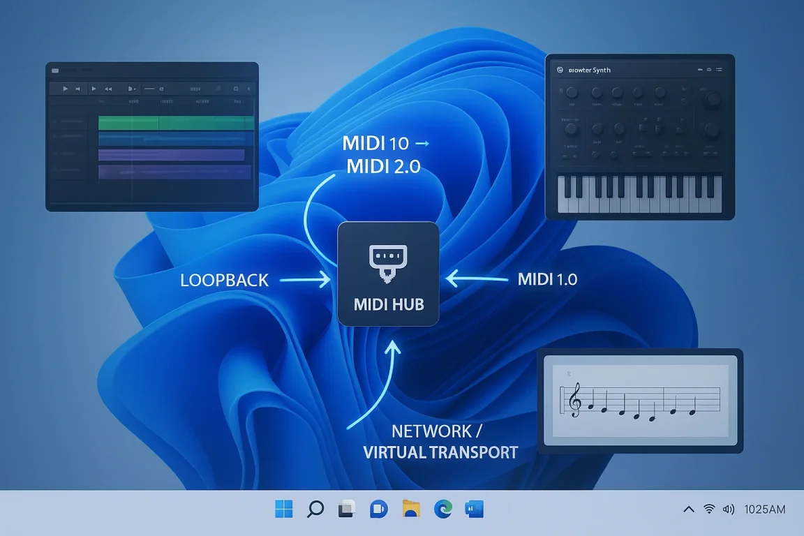 Windows 11 Windows MIDI Services: Multi-Client MIDI 2.0 with Loopback ...