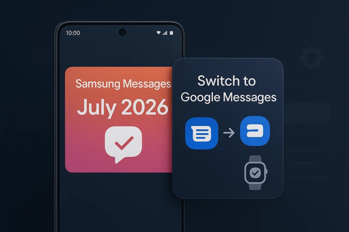 Samsung Ends Messages App Support in US (July 2026): Switch to Google ...