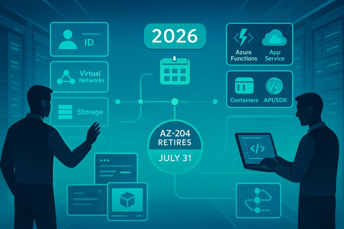 AZ-104 vs AZ-204 (2026): Role-Specific Prep, Renewal, and AZ-204 ...