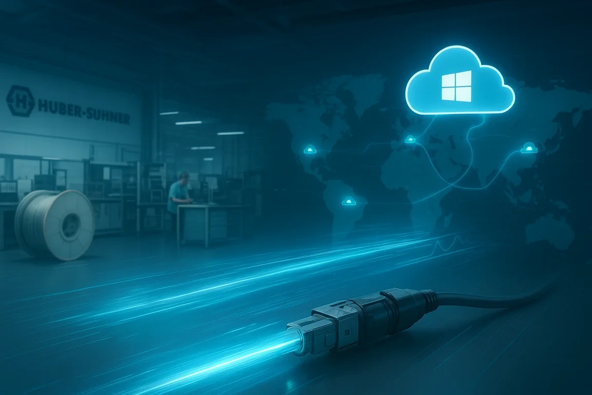 Microsoft Azure Builds Hollow Core Fiber at Scale With HUBER+SUHNER ...