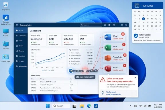 KB5094126: Windows 11 Blocks Office Apps via Third-Party Automation ...
