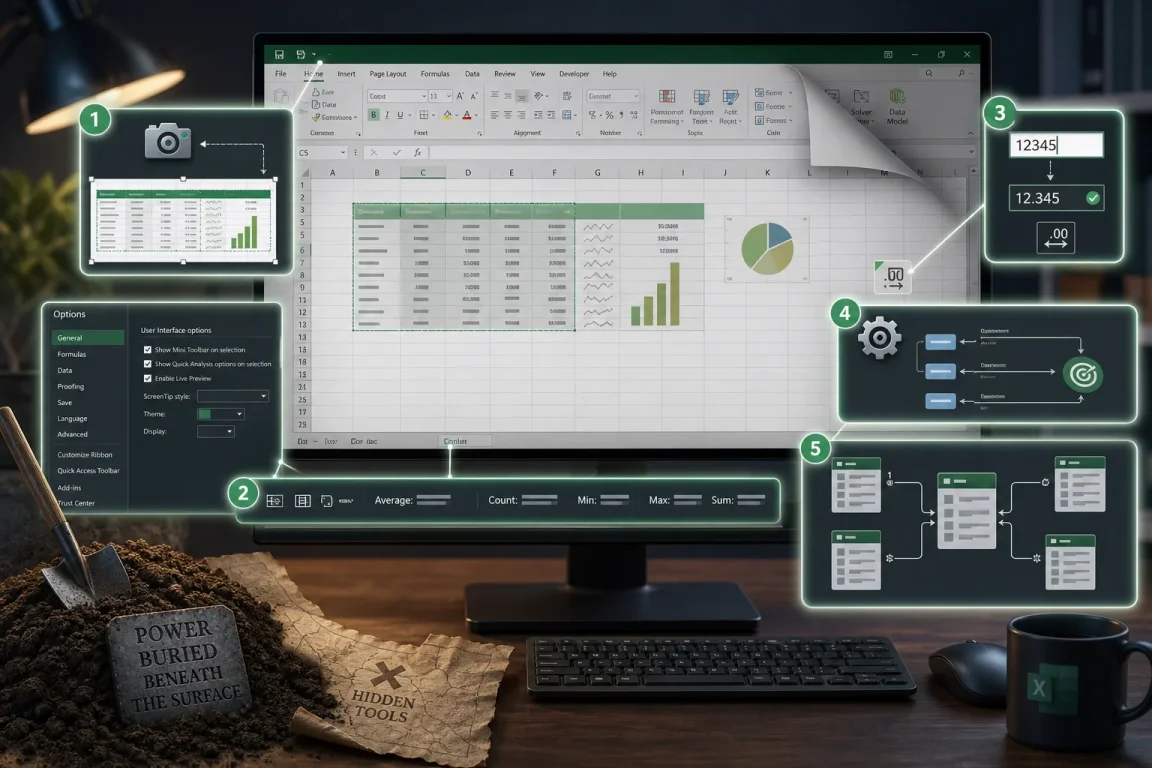 Enable Excel Hidden Productivity Features: Camera, Solver, Power Pivot ...