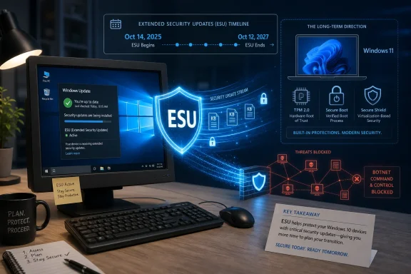 Windows 10 ESU Extended to 2027: More Security, No New Features ...