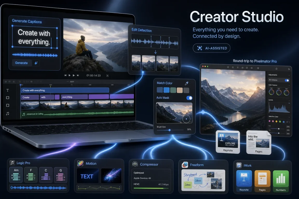 Apple Creator Studio June 30 Update: AI Tools Across Final Cut, Logic ...