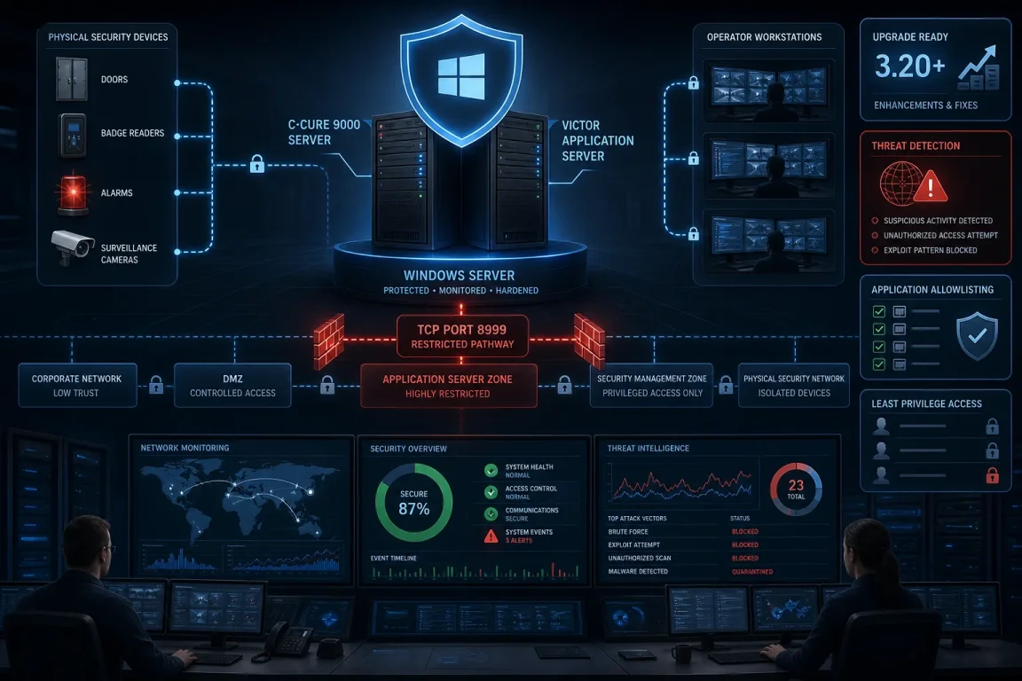 CVE-2026-21655: Upgrade C•CURE 9000 and victor to 3.20