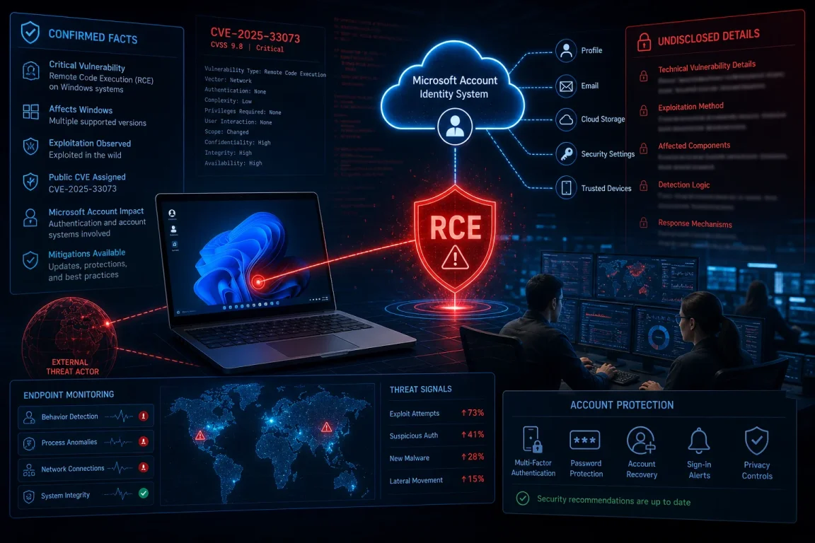 CVE-2026-56165 Microsoft Account RCE: Scope and Fix Undisclosed