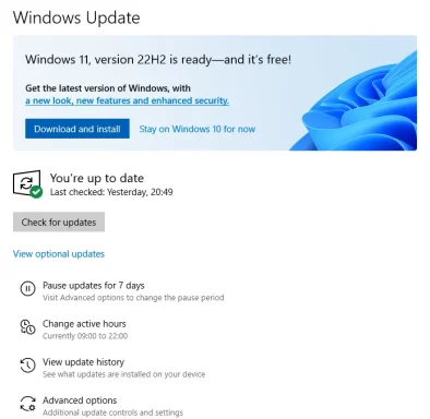 Windows 11 suddenly available on my previously incompatible PC ...