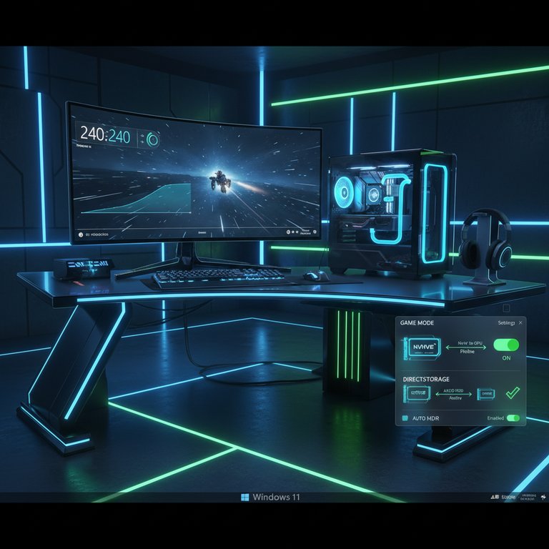 Windows 11 Gaming Performance Guide: Game Mode, DirectStorage, Auto HDR ...