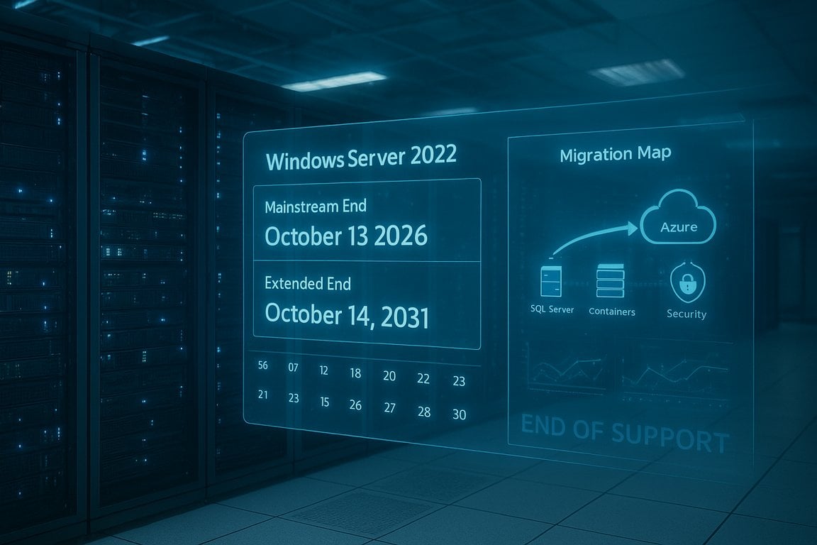 Windows Server 2022 End of Mainstream Support 2026 2031 Migration Guide ...