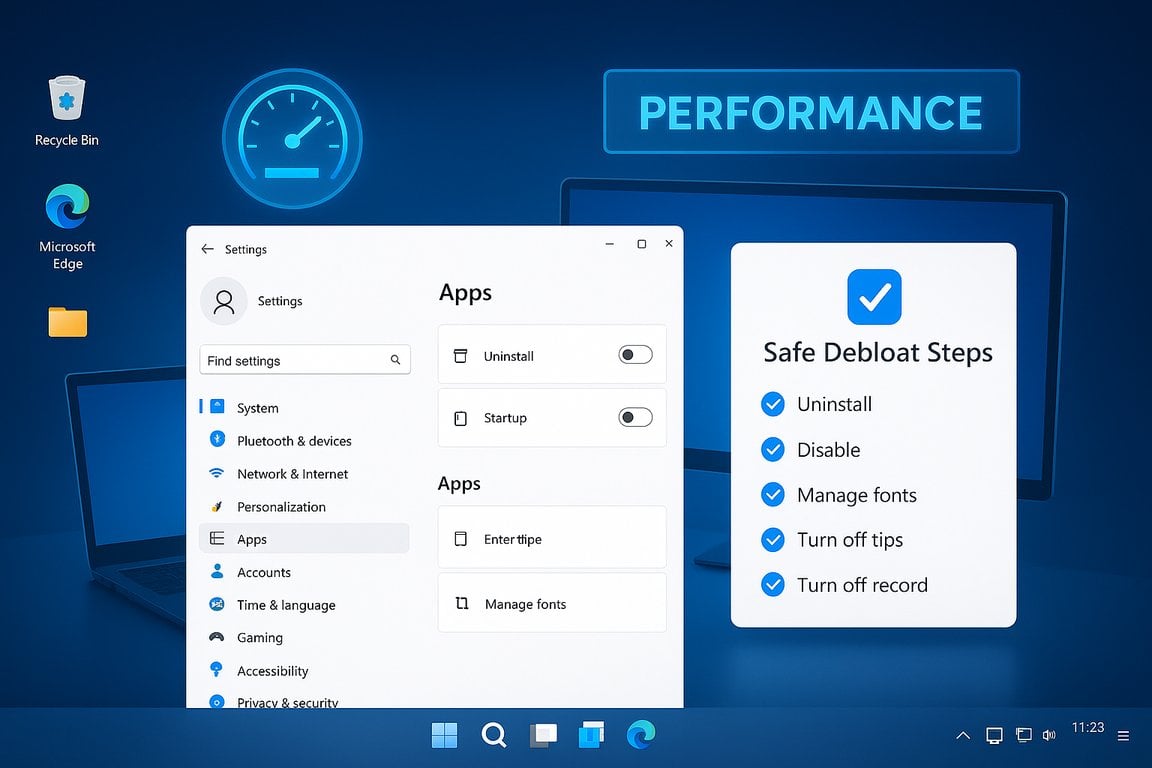Debloat Windows 11: Safe Steps to Remove Bloatware and Boost ...