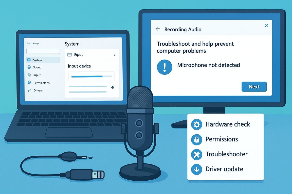 Windows 11 Microphone Not Detected? Quick Fixes and Troubleshooting ...