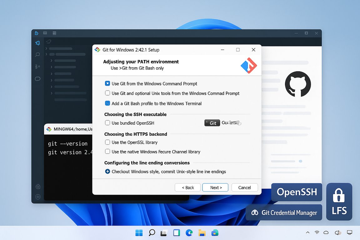 Install Git on Windows 11: Quick Setup Guide with Git Bash and LFS ...