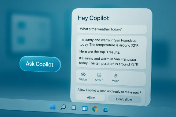 Ask Copilot on Windows 11 Taskbar: AI Search Redefined | Windows Forum