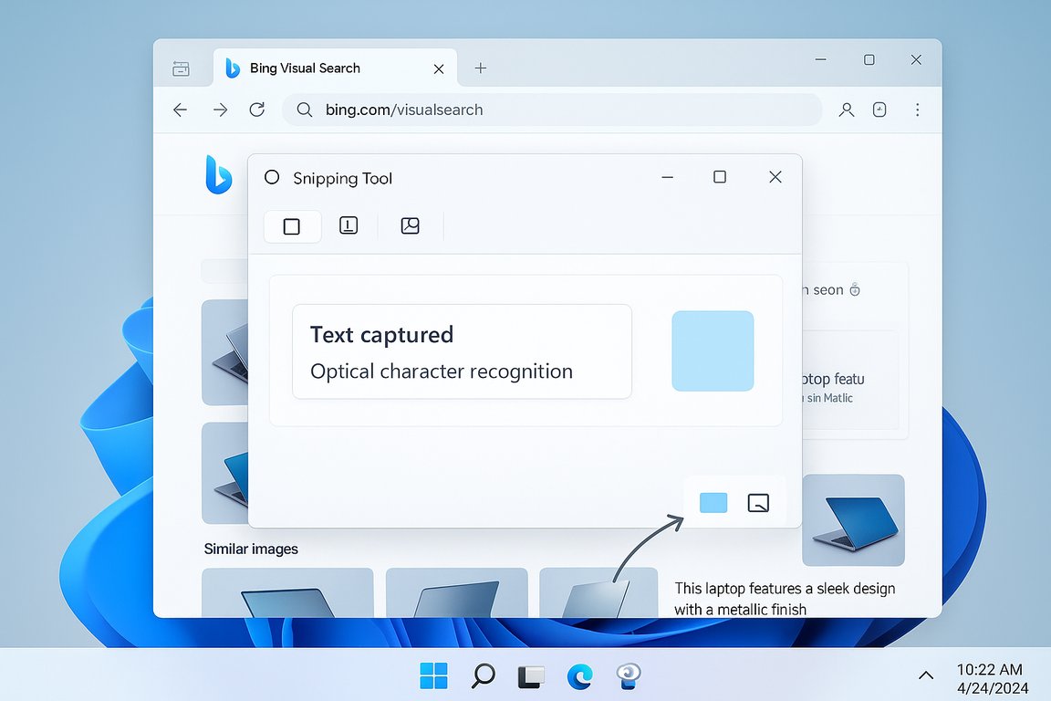 Snipping Tool Gets Bing Visual Search with OCR and Translation in ...