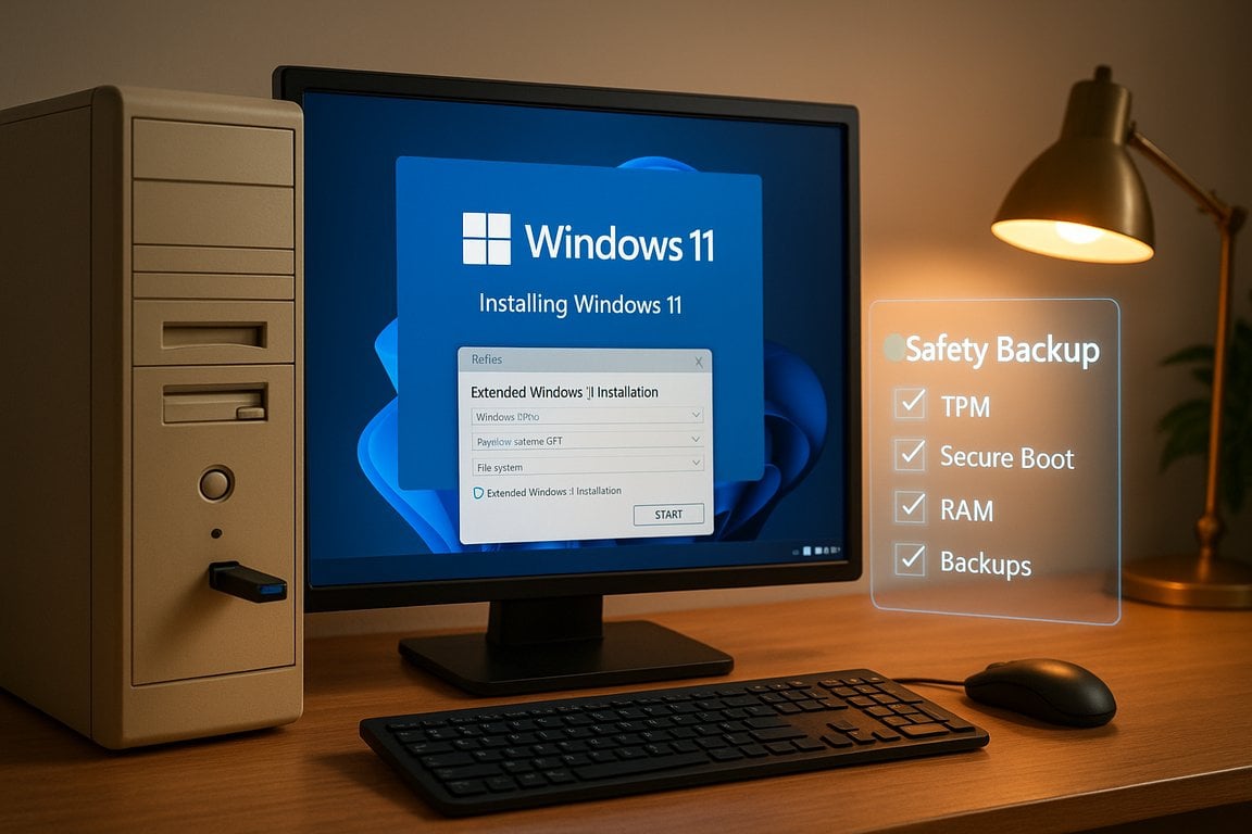 Upgrade Windows 11 on Older PCs with Rufus Bypass — Safety First Guide ...