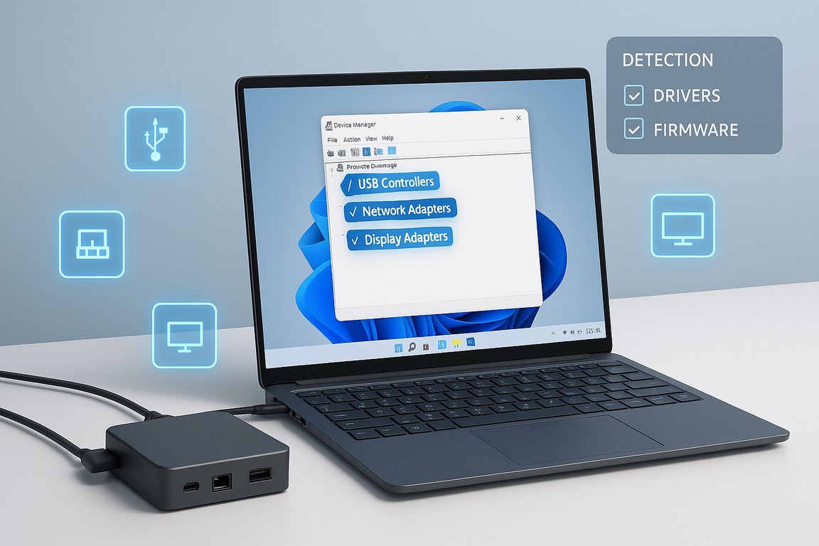 Find and Fix a Docking Station Not Detected in Windows 11 Device ...
