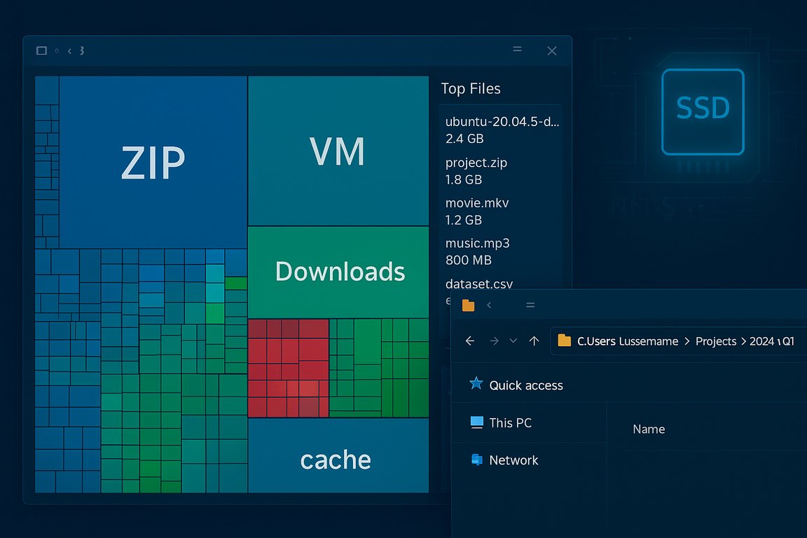 WizTree: Fast NTFS Disk Scan to Reveal Hidden SSD Space Hoggers in ...