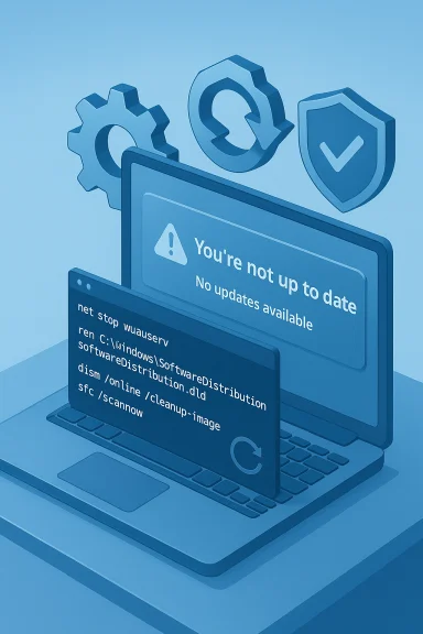You're Not Up to Date in Windows Update? Easy Fixes for No Updates ...