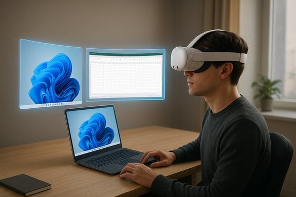 Turn Meta Quest into a Windows 11 multi monitor with Mixed Reality Link ...