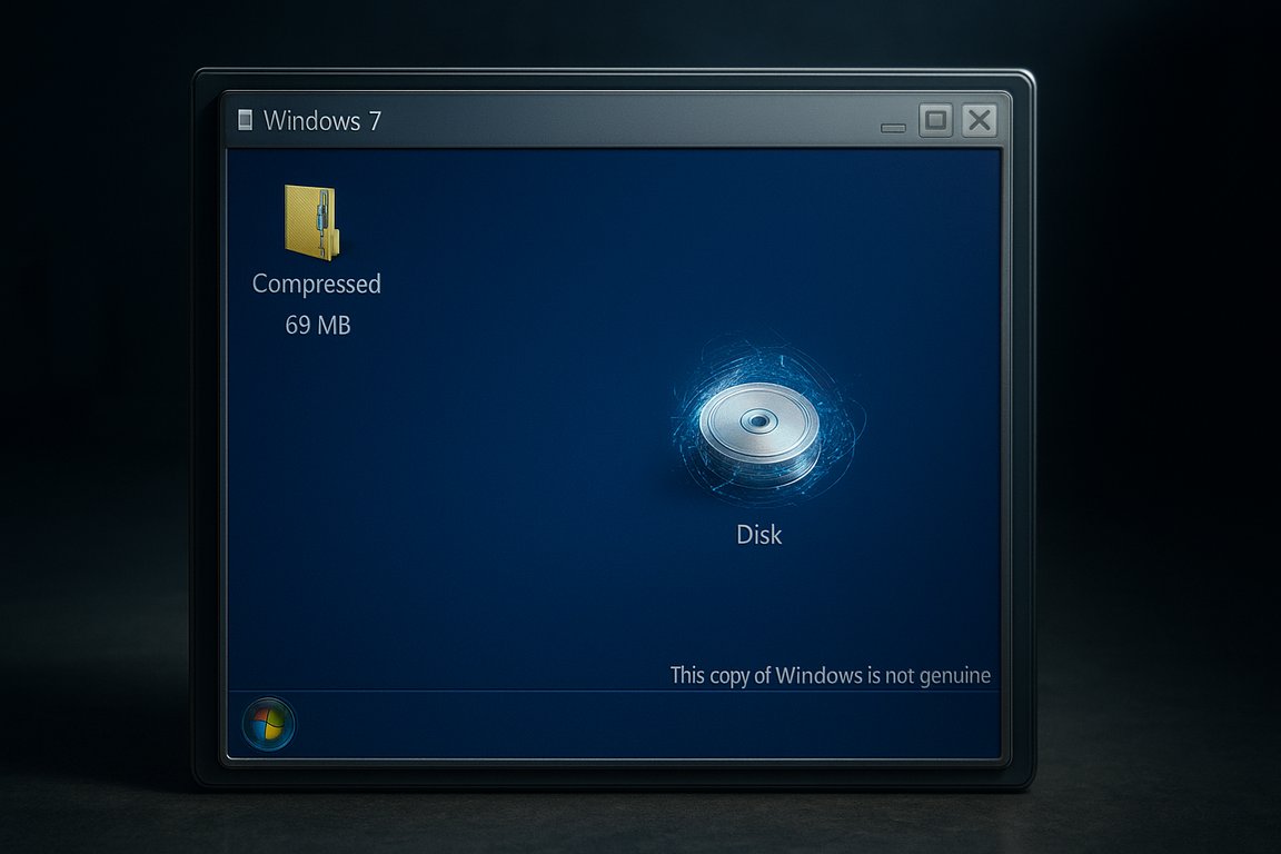 Tiny7: Booting Windows 7 in 69 MB — A Minimal OS Proof of Concept ...