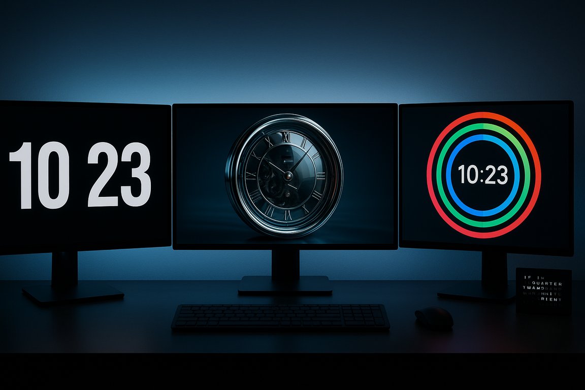Best Windows Clock Screensavers: Fliqlo, 3D Clocks, PolarClock and Word ...