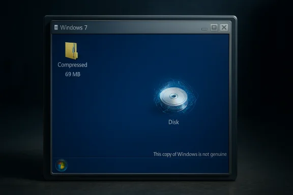 Tiny7: Booting Windows 7 in 69 MB — A Minimal OS Proof of Concept ...