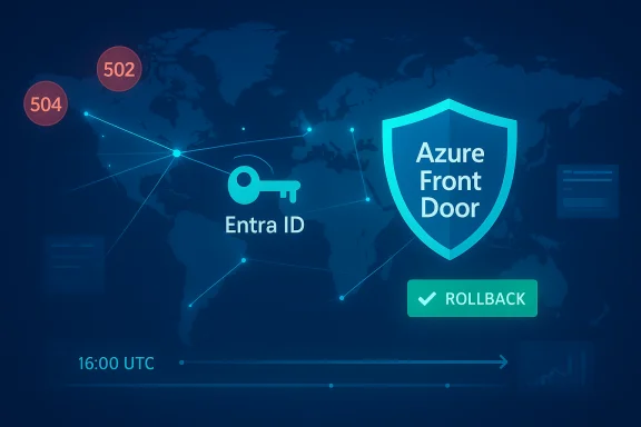 Azure Front Door Outage 2025: Edge Fabric and Entra ID Resilience ...