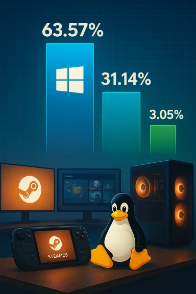 Windows 11 Now Majority on Steam; Linux Surges Past 3% (October 2025 Survey) | Windows Forum