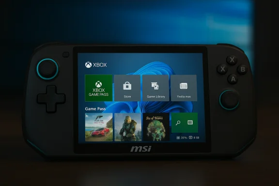 MSI Claw Adds Xbox Style Full Screen Experience to Windows 11 Handhelds ...