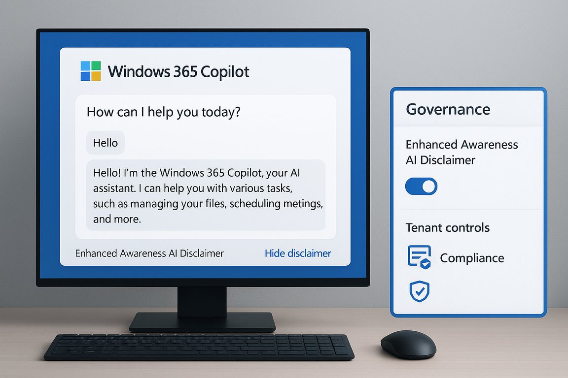 Microsoft Copilot UI: AI Accuracy Warning Hidden by Default (Admin ...