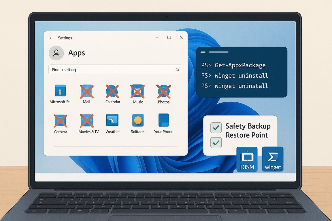 Debloat Windows 11: Practical guide to remove bloatware safely ...
