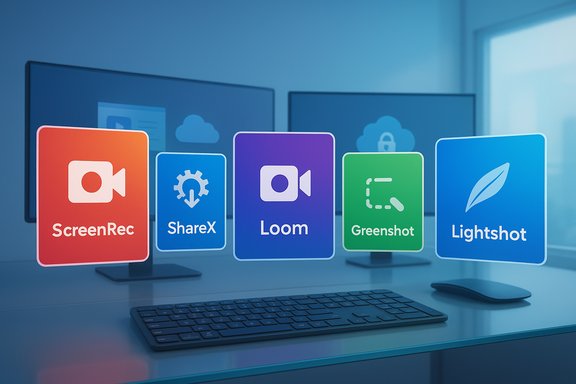 Top Free Snagit Alternatives for Windows 11: ScreenRec ShareX Loom ...