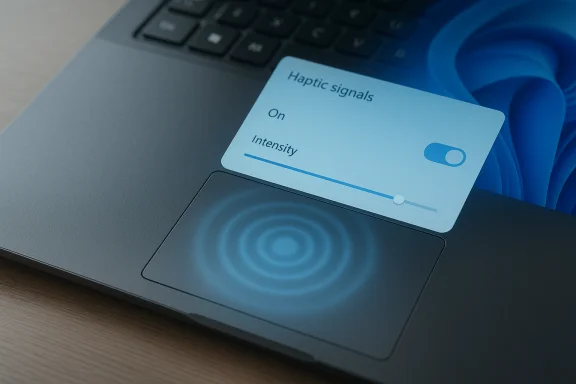 Windows 11 System Level Haptic Signals Arrive for Laptops and Touchpads ...