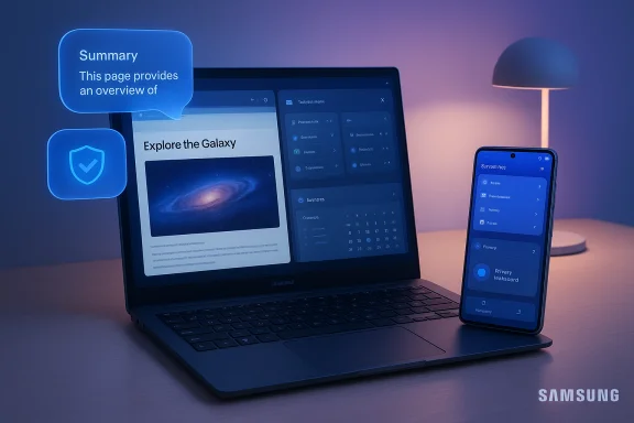 Samsung Internet for PC Beta: Galaxy Cross-Device Browsing on Windows ...