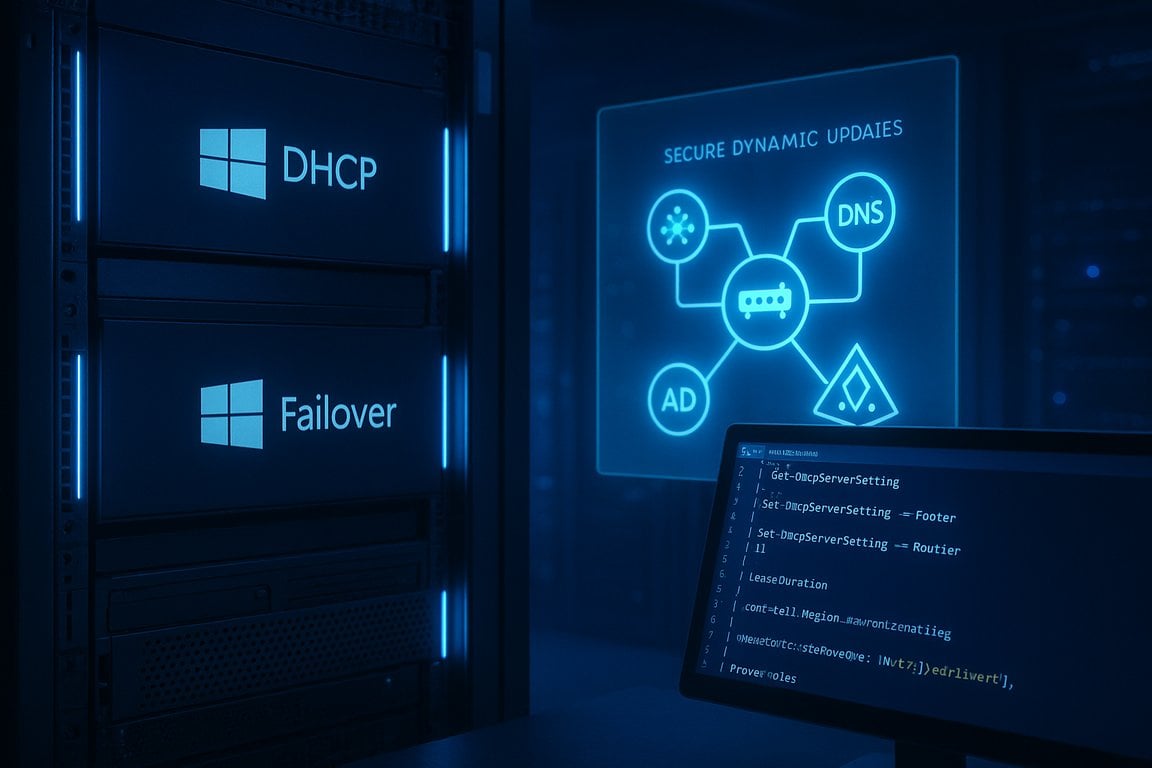 Production Grade Windows DHCP Server: Install Authorize Design and HA ...