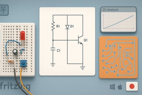 Fritzing 0.9.10: Hidden DC Simulator and Hi-Res Exports | Windows Forum