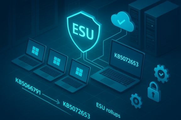 KB5072653 ESU Licensing Prep for Windows 10 Enterprise | Windows Forum