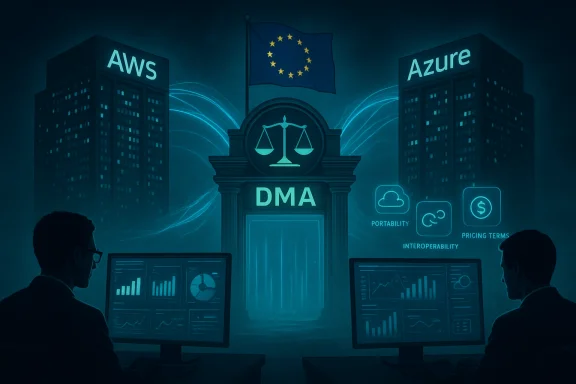 EU Probes AWS and Azure Under DMA for Cloud Gatekeeper Rules | Windows ...