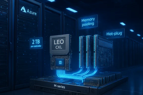 Astera Leo CXL Memory in Azure M-series Preview: Cloud Memory Expansion ...