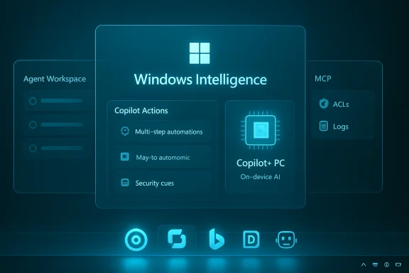 Windows 11 Becomes an Agentic OS: Taskbar AI and Windows Intelligence | Windows Forum