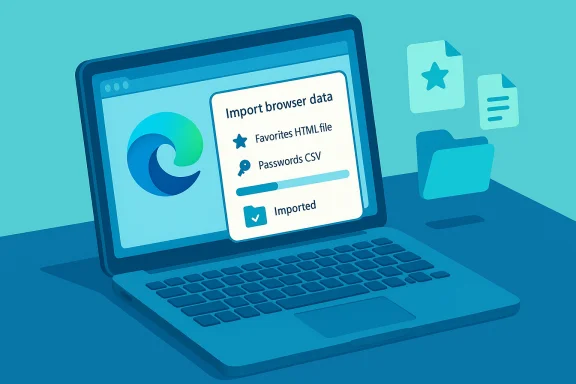 How to Import Bookmarks and Passwords into Microsoft Edge (Tips ...