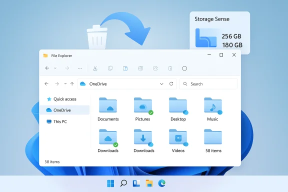 Save Disk Space on Windows 11 with Storage Sense and OneDrive Files On ...