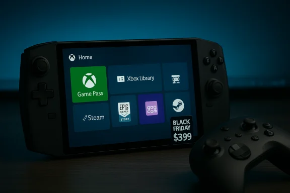 Windows Legion Go S with Xbox Full Screen Experience: Black Friday ...