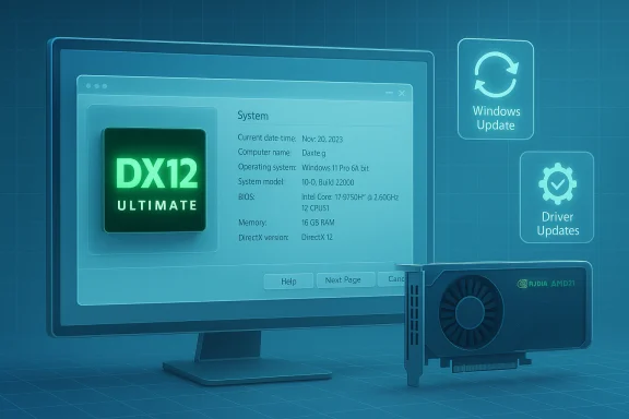 DirectX on Windows 11: Check Update and Troubleshoot Guide | Windows Forum