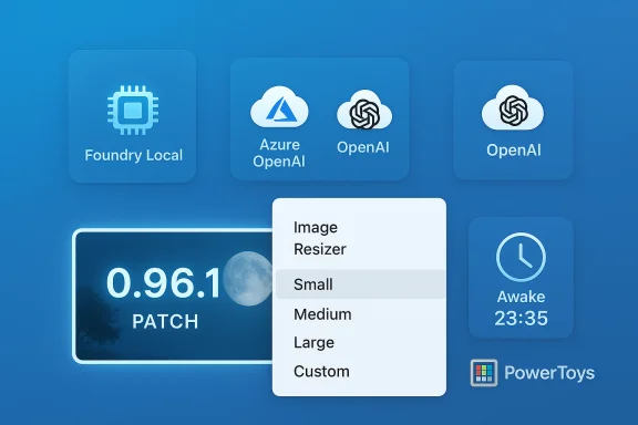 PowerToys v0.96.1 Patch Restores Image Resizer and AI Workflows ...