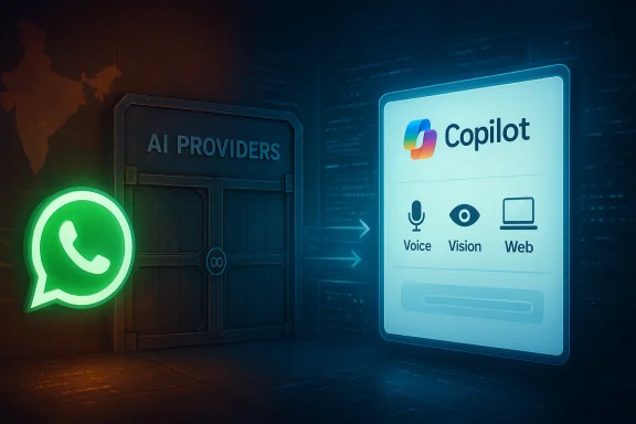 Copilot Exits WhatsApp as Meta Gatekeeping Reshapes AI Distribution ...