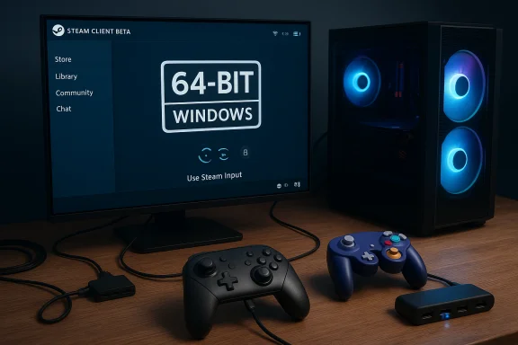 Steam Client Beta Goes 64-Bit on Windows with Switch 2 and GameCube ...