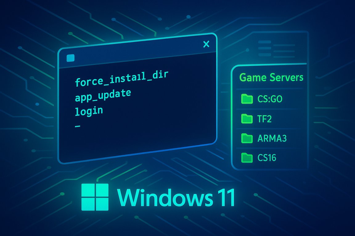SteamCMD on Windows 11: Complete Guide to Running Multiple Game Servers ...