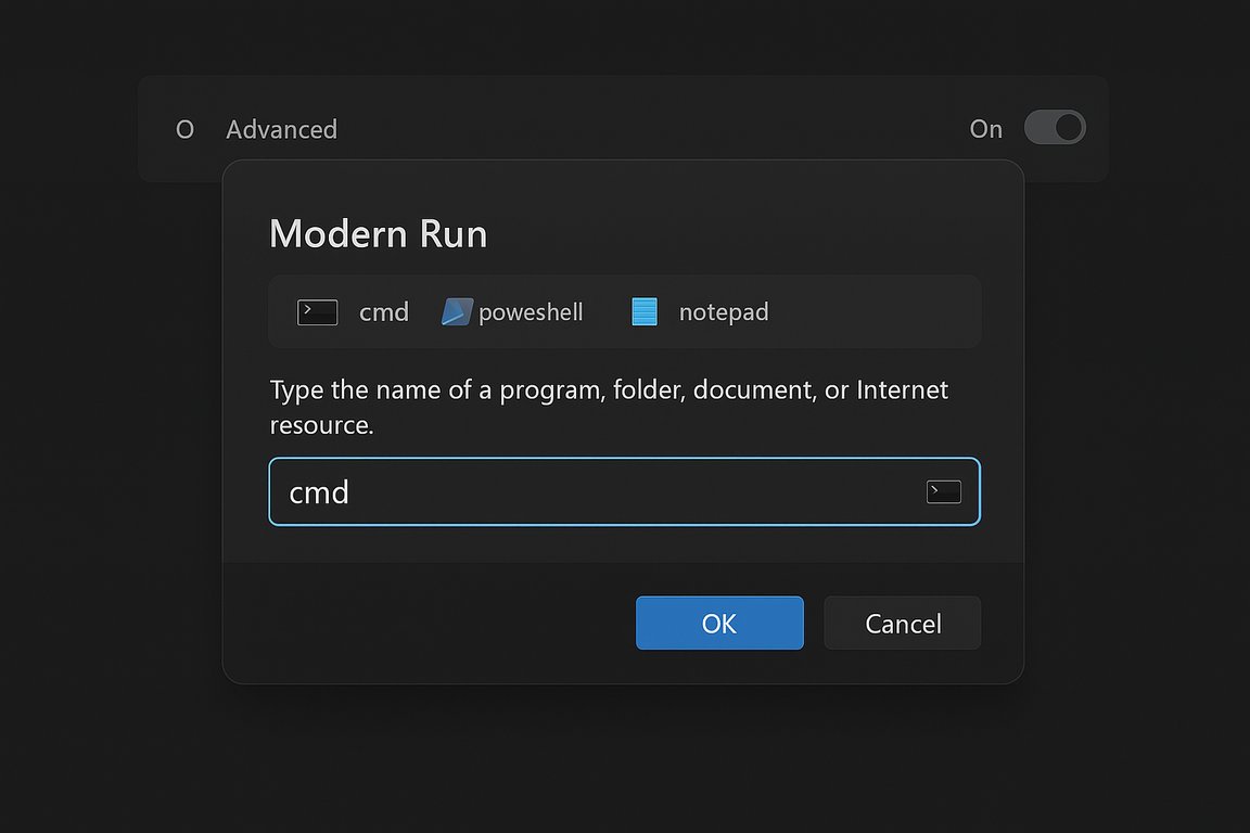 Windows 11 Modern Run Dialog Gets Fluent Design Refresh | Windows Forum